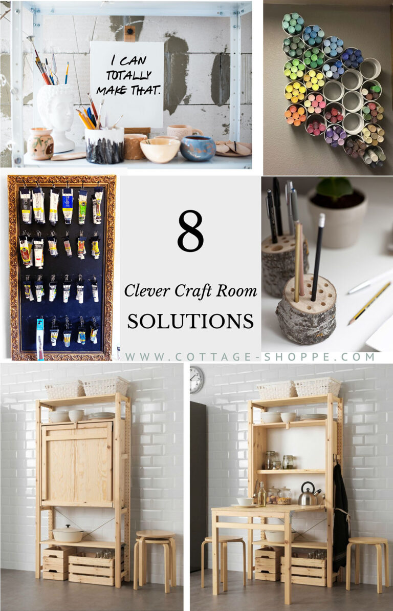 8 Clever Craft Room Solutions - Cottage Shoppe